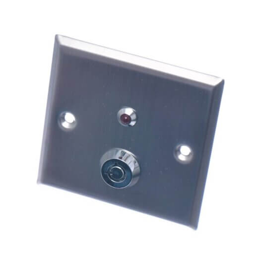 LED Stainless Steel Keyswitch - Patsec Security Store